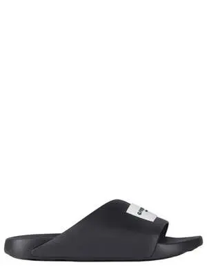 Givenchy Asymmetric Rubber Slides - Nero