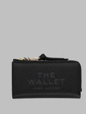 Marc Jacobs Wallet Leather Zip Wallet - Black