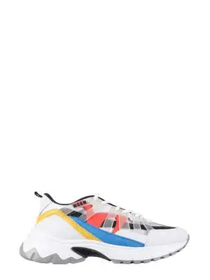 MSGM Panelled Low-top Sneakers