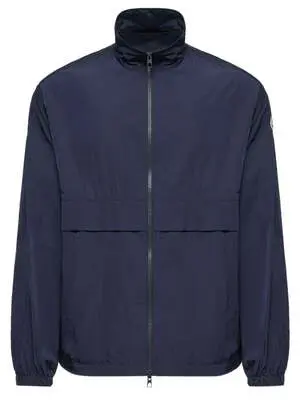 Moncler High Collar Zip Jacket - Blue