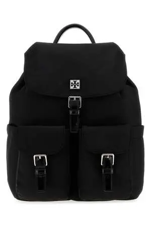 Tory Burch Virginia Metallic Flap Backpack