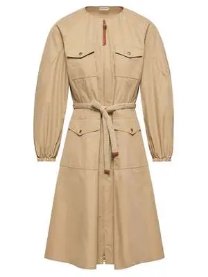 Moncler Sophisticated Front-zip Mini Dress Size