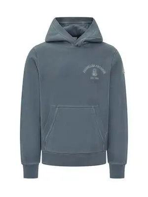 Moncler Classic Hoodie Sweatshirt - Blu