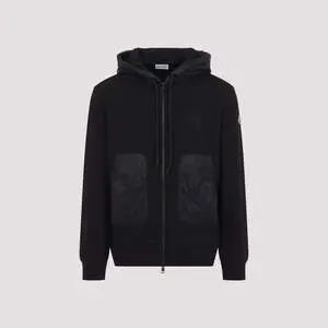 Moncler Zip-up Cardigan - Black