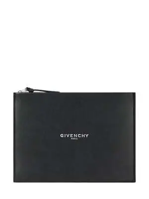 Givenchy Leather Pouch Handbag - Nero