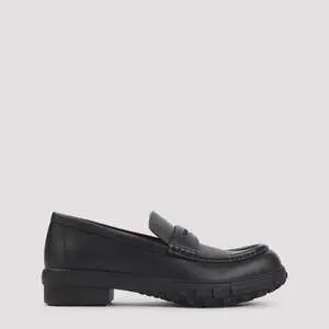Givenchy Echo Loafers In Leather - Black