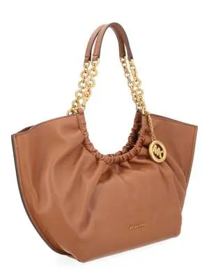 Michael Kors Shoulder Bag With Chain Strap - Buff
