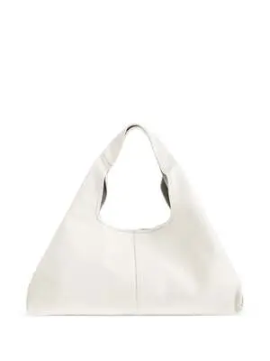 AMI Paris AMI PARIS Etienne Shoulder Bag In Supple Leather Blanccreme