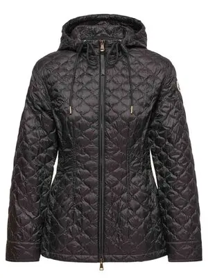 Moncler Water-resistant Down-filled Hooded Coat - Black