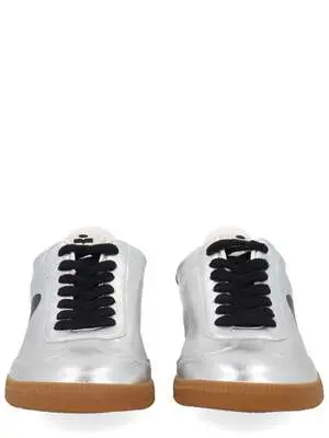 Isabel Marant Étoile Low-top Leather Sneakers - Silver
