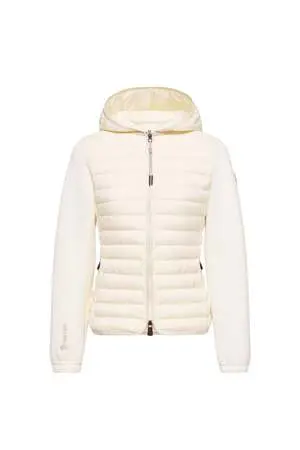 Moncler Down-filled Hooded Sweater - White