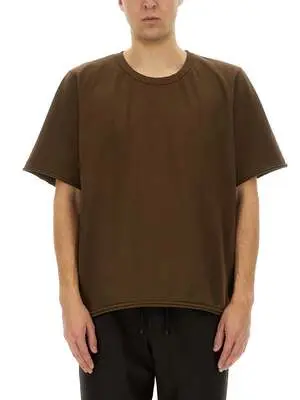 UMA WANG Cotton T-shirt - Brown