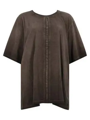 UMA WANG Overdyed T-shirt - Brown