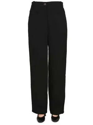Khaite Preen Piqué Wide-leg Pants
