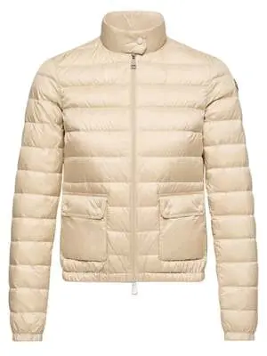 Moncler MONCLER Slim Fit Coat Beige