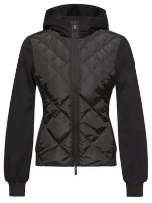 Moncler Cotton Blend Zip-up Hoodie Size - Black