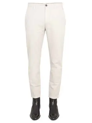 DEPARTMENT 5 Stylish Pants With Logo Patch - Beige