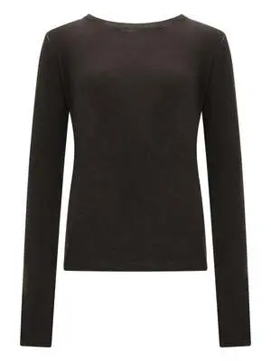 UMA WANG Elegant Knit Mini Top For Ss26 Collection - Brown
