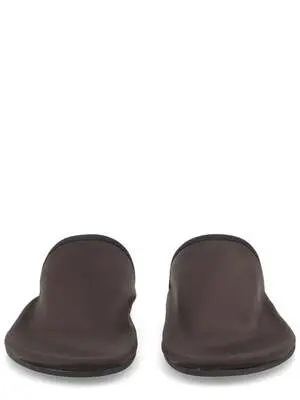 ALYSI Flat Slip-on Shoes - Brown