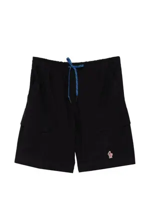 Moncler Mini Cotton Shorts - Navy
