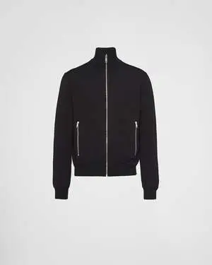 Prada Zip-up Cardigan - Nero
