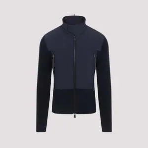 Moncler Cotton Cardigan - Blue