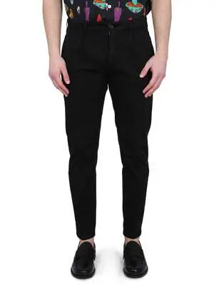 DEPARTMENT 5 Chino Pants For Button Closure, Belt Loops - Black