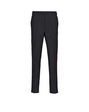Prada Mohair Tailored Trousers - Nero