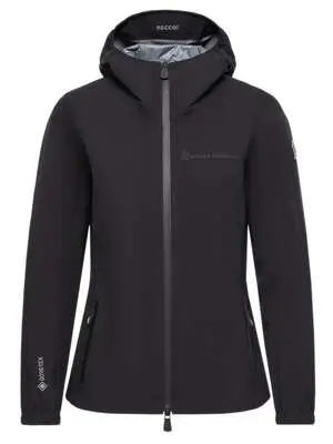 Moncler Gore-tex Hooded Waterproof Jacket - Black