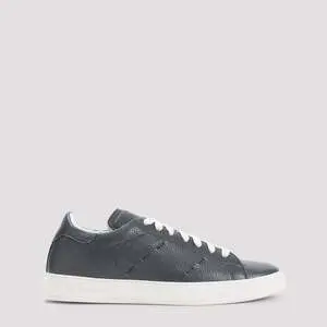 Kiton Premium Deer Leather Lace-up Sneakers - Grey