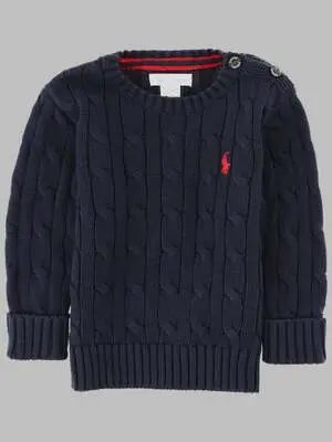 Polo Ralph Lauren Mini Cable Knit Long Sleeve Sweater