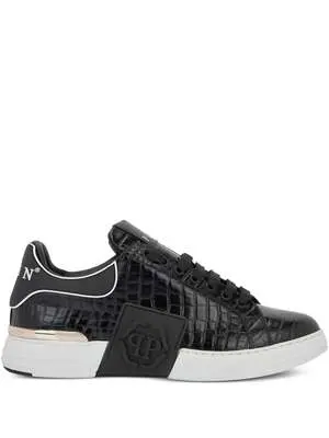 Philipp Plein Sleek Urban Sneakers For - Black
