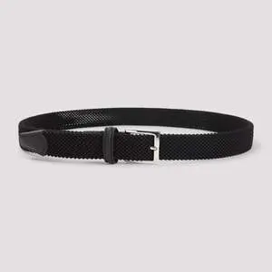 Kiton Elastic Waist Belt - Black