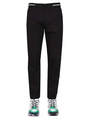 Givenchy Slim Fit Cotton Denim Jeans With Metallic Detail - Black