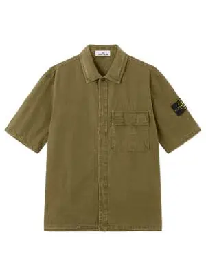 Stone Island Modern Bellows Pocket Shirt - Green