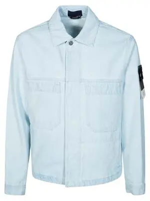 Stone Island Mini Biker Jacket - Blu