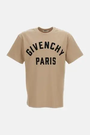Givenchy Gros Grain Embroidered Tee Size - Beige