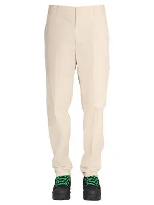 AMBUSH Relaxed Fit Cotton Trousers - Beige