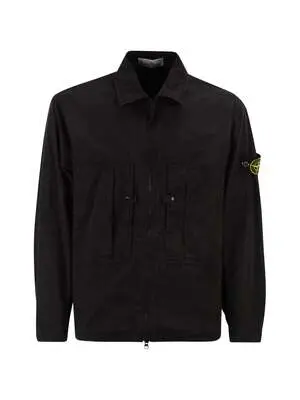 Stone Island Comfort Fit Utility Jacket With Vertical Pockets