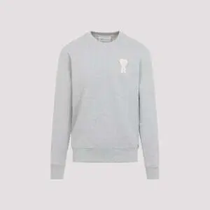 AMI Paris Classic Fit Crewneck T-shirt - Grey