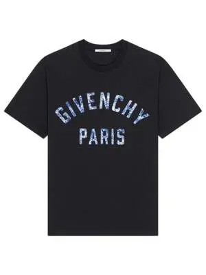 Givenchy Embroidered Gros Grain Neck T-shirt Medium