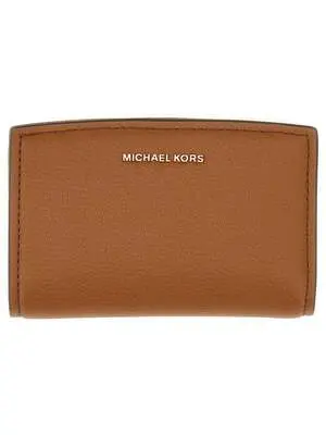 Michael Kors Medium Leather Wallet - Buff