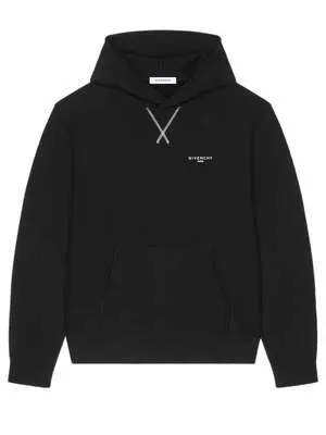 Givenchy Logo Detail Cotton Hoodie - Nero