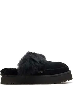 UGG Disquette Chalet Slipper With Platform Sole - Black