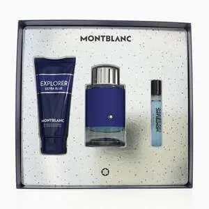 Montblanc Explorer Ultra Blue Mini 3 Piece Set: Eau De Parfum & Shower Gel - Default