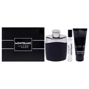 Montblanc Legendary Fragrance Trio Set: 100ml Edt Spr + 7.5ml Edt Spr + 100ml S/gel - Default