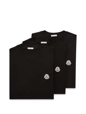Moncler Classic Cotton T-shirt Size - Nero