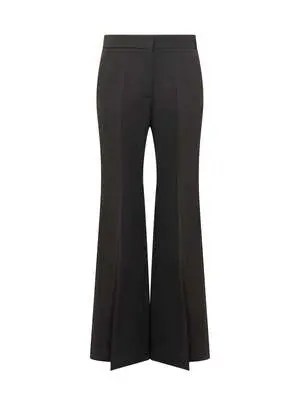 Givenchy Tailored Flared Wool Trousers - Black