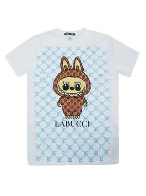 BLACK SCORE Logo Pattern T-shirt Ss26 Edition - Bianco