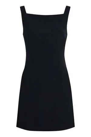 Givenchy Cowl-back Crepe Minidress - Black